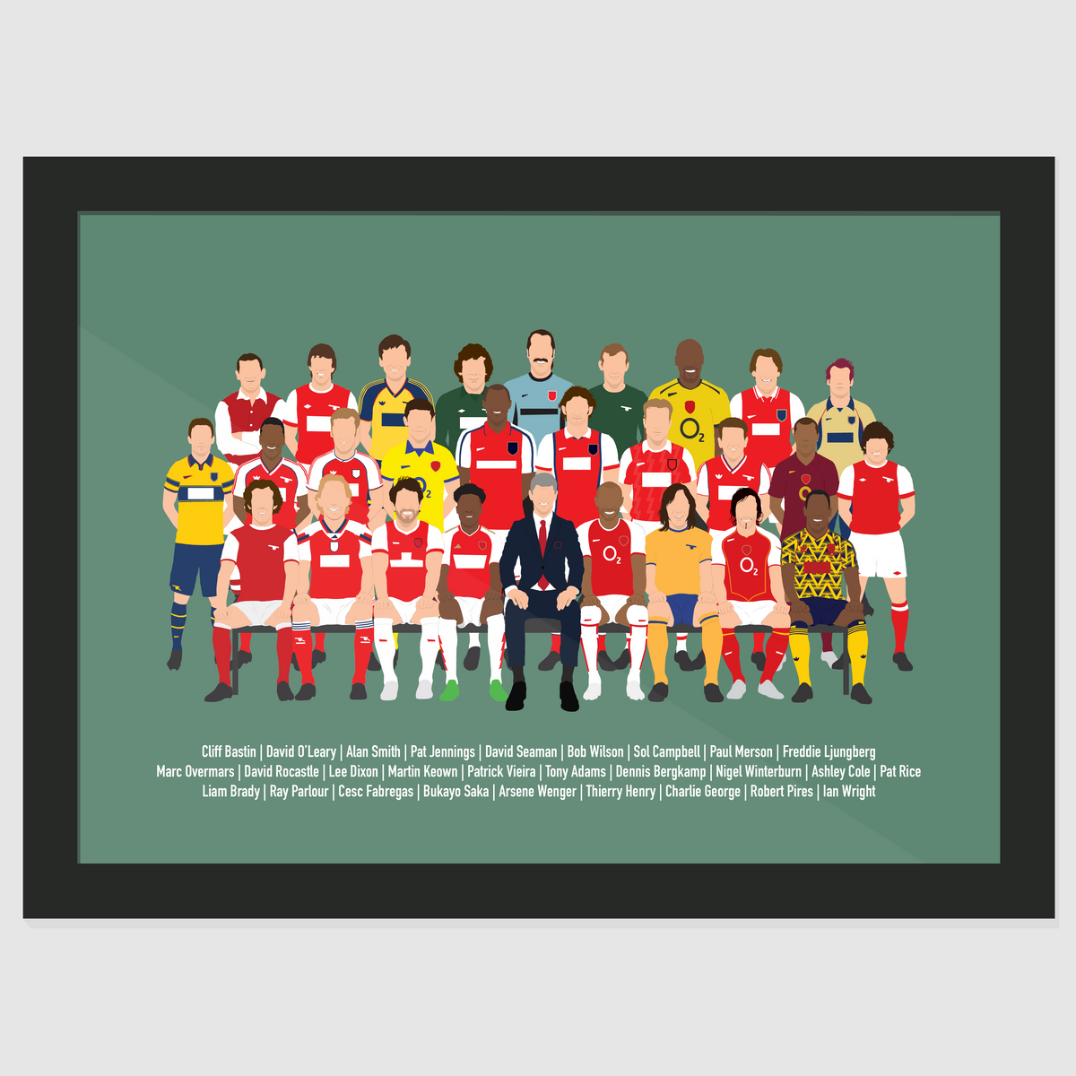 Arsenal Icons Print – FutDandy