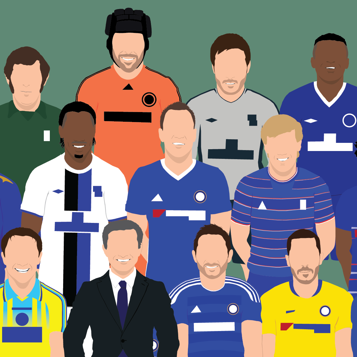 Chelsea Icons Print – FutDandy