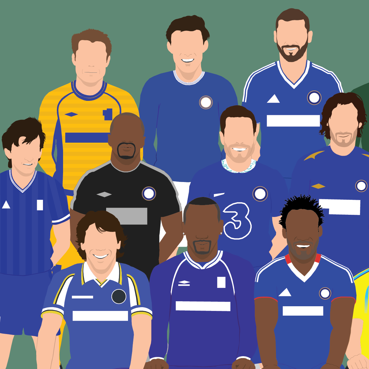 Chelsea Icons Print – FutDandy