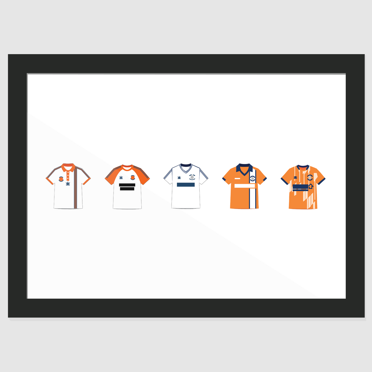 Luton Town Kit Print – FutDandy