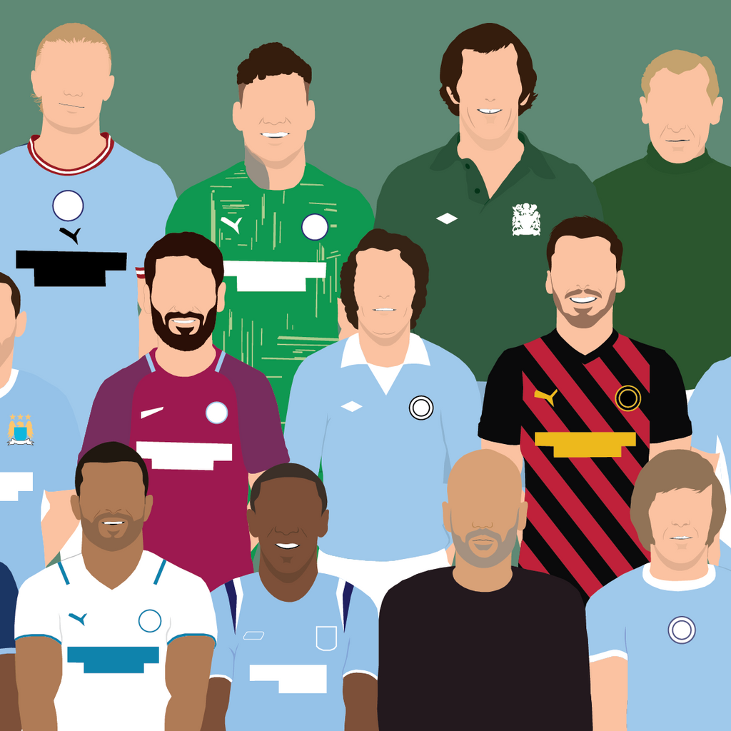 Manchester City Icons Print – FutDandy
