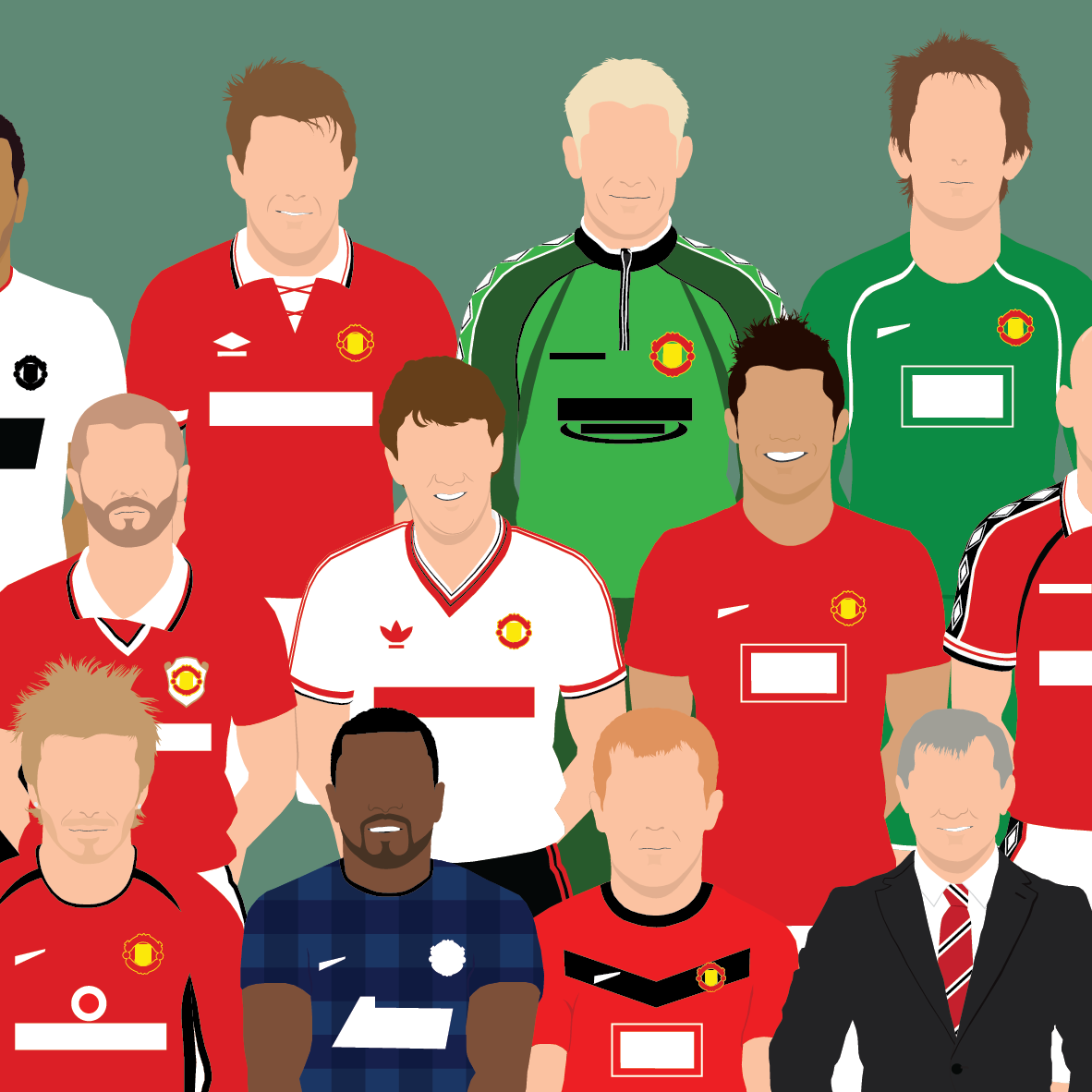 Manchester United Icons Print – FutDandy