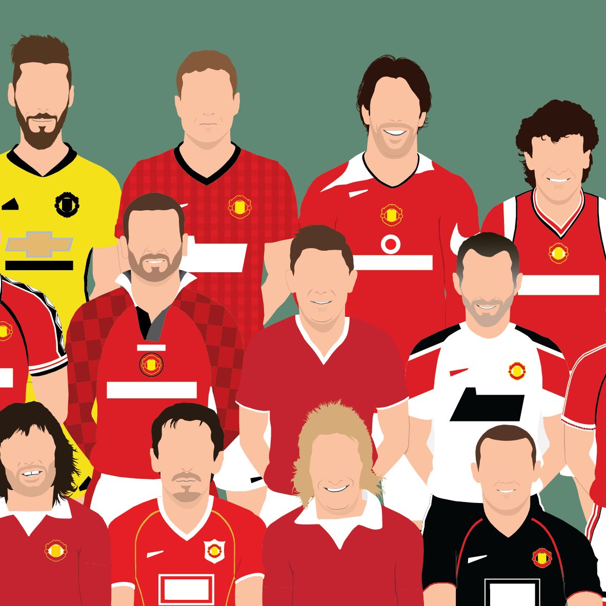 Manchester United Icons Print – FutDandy
