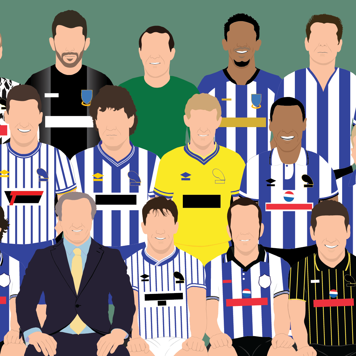 Sheffield Wednesday Icons Print – FutDandy