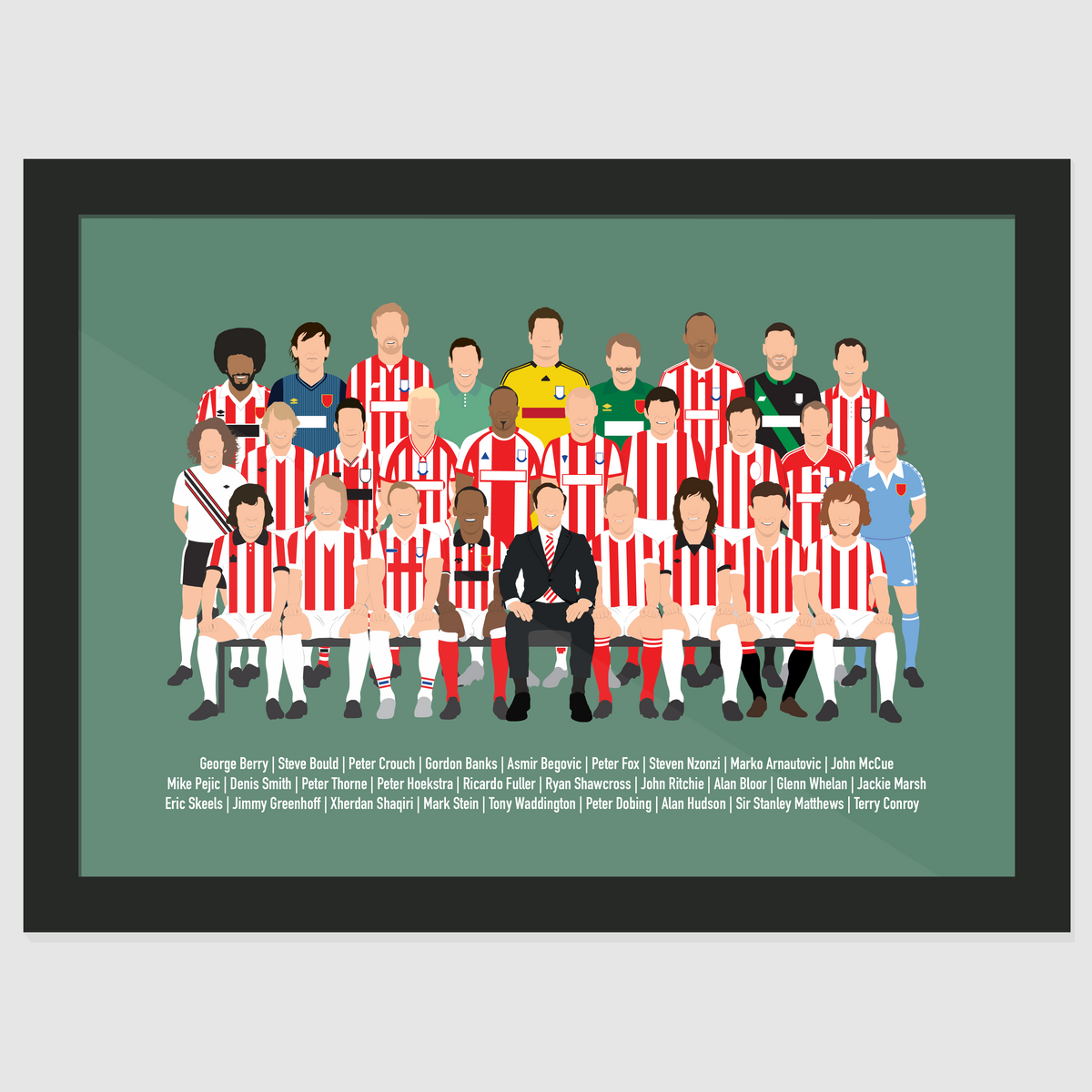 Stoke City Icons Print – FutDandy