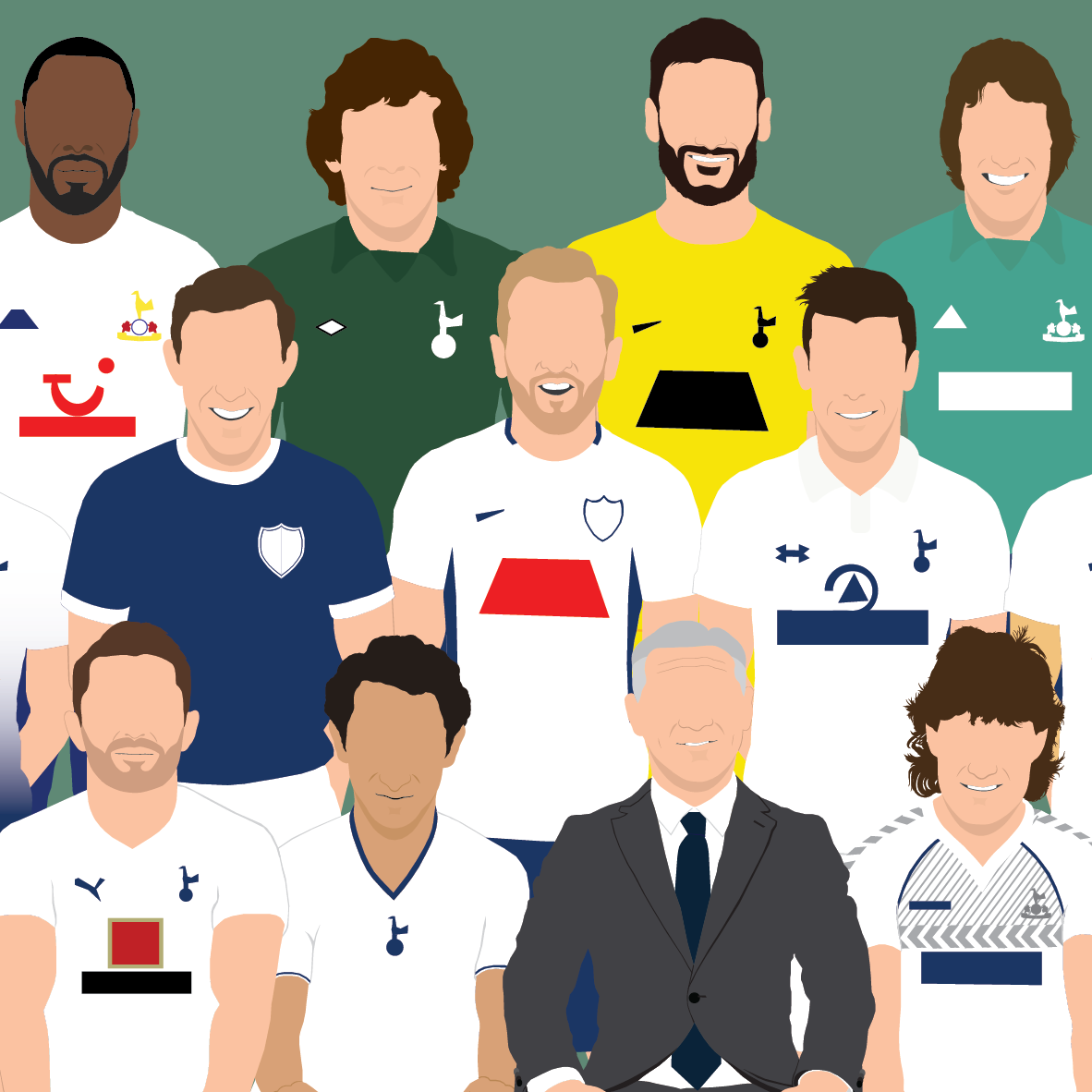 Tottenham Hotspur Icons Print – FutDandy