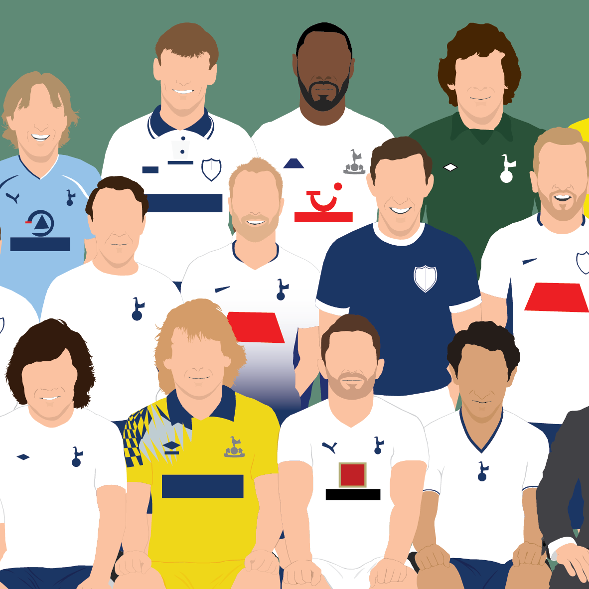 Tottenham Hotspur Icons Print – FutDandy