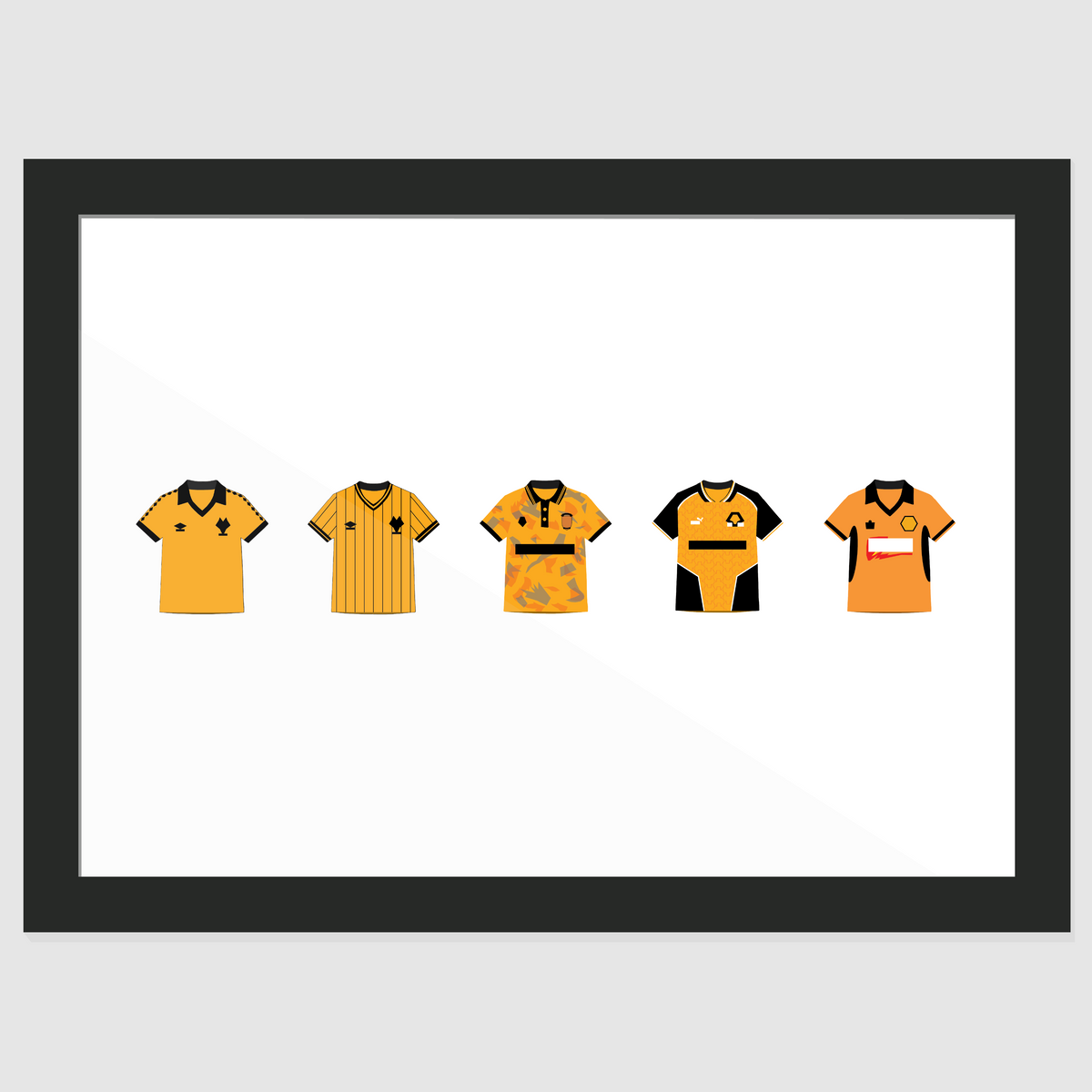 Wolverhampton Wanderers Kit Print – FutDandy